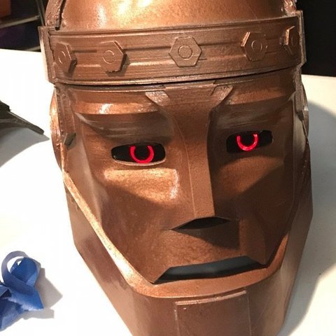 Download STL file Robotman mask +arm + sholder • Design to 3D print ・ Cults