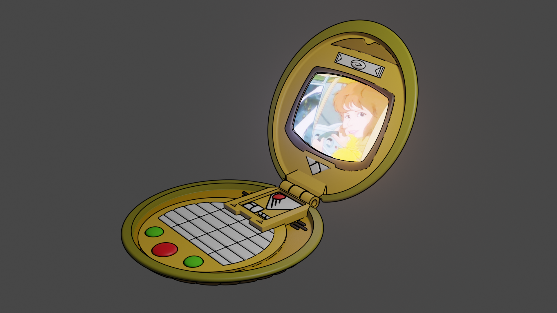 Télécharger fichier STL avril communicateur (Turtlecom) 1987 tmnt ...