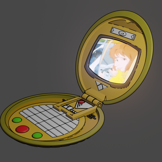 Télécharger fichier STL avril communicateur (Turtlecom) 1987 tmnt ...