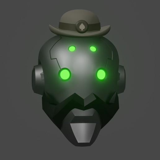 Descargar archivo STL ashe bob overwatch cosplay helmet • Modelo para ...