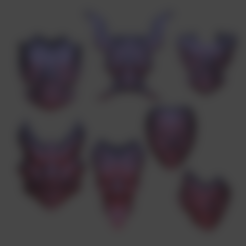 Download 3D model yone belt masks cosplay League of Legends ・ Cults