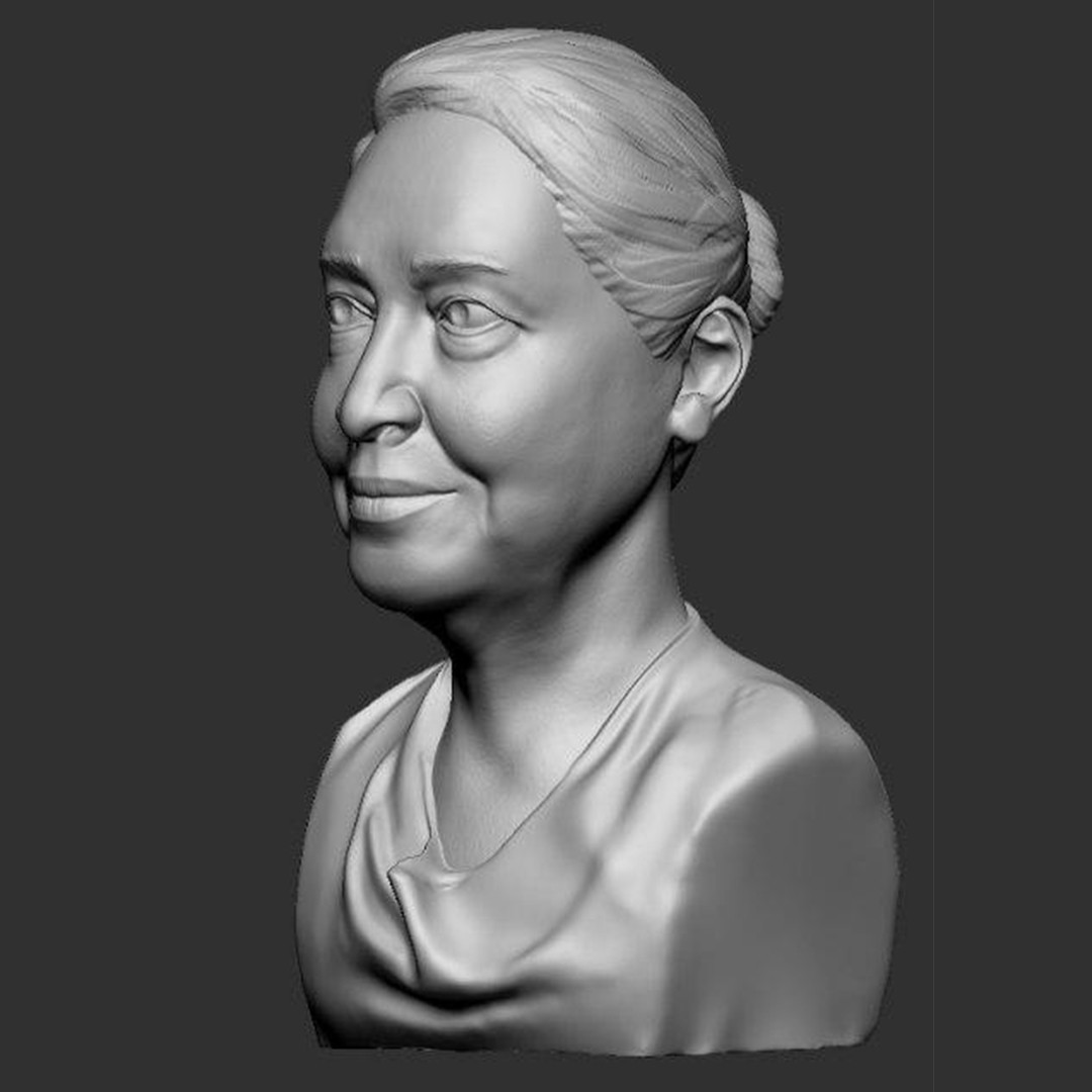 3D file old woman・3D printer design to download・Cults