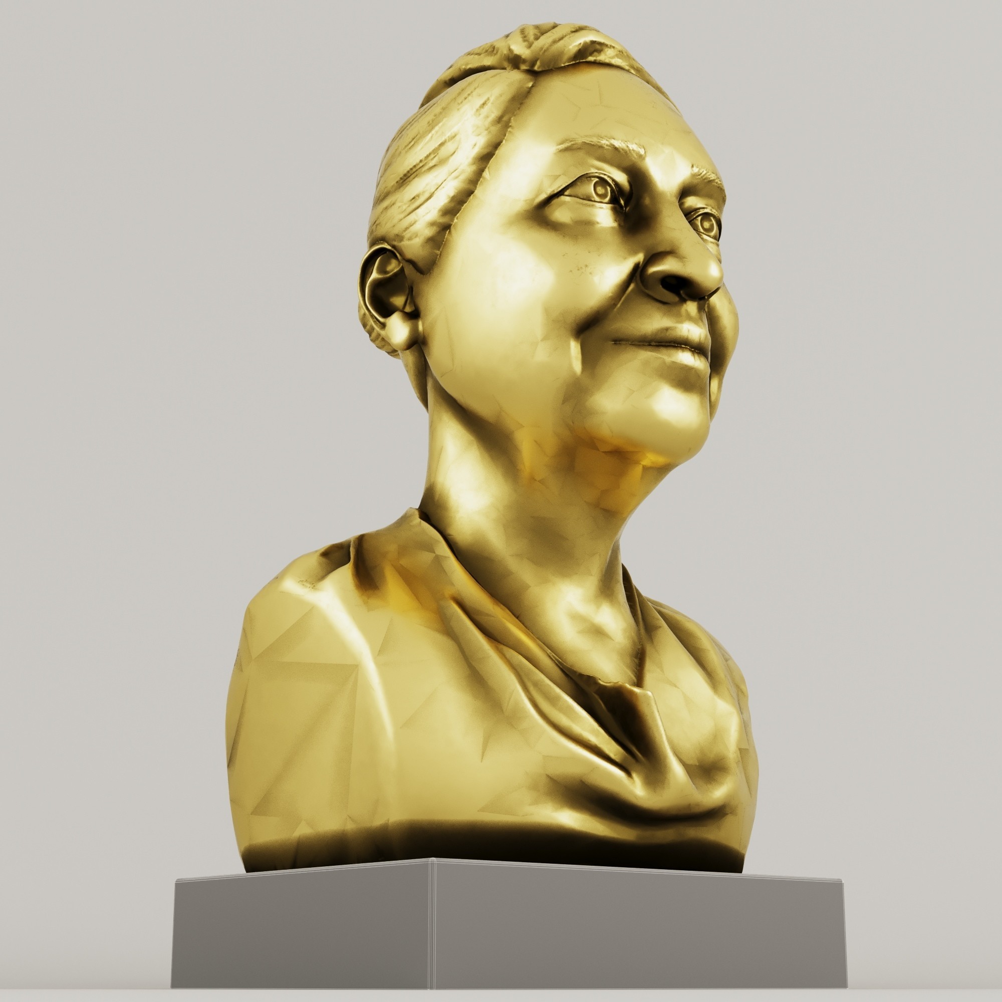 Файл 3D golden woman statue・3D-печатная модель для загрузки・Cults