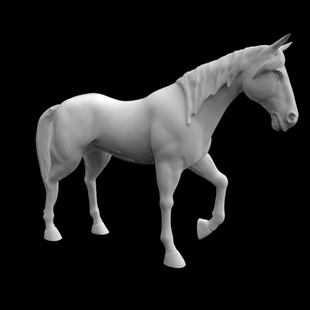 3D file horse・3D printable model to download・Cults