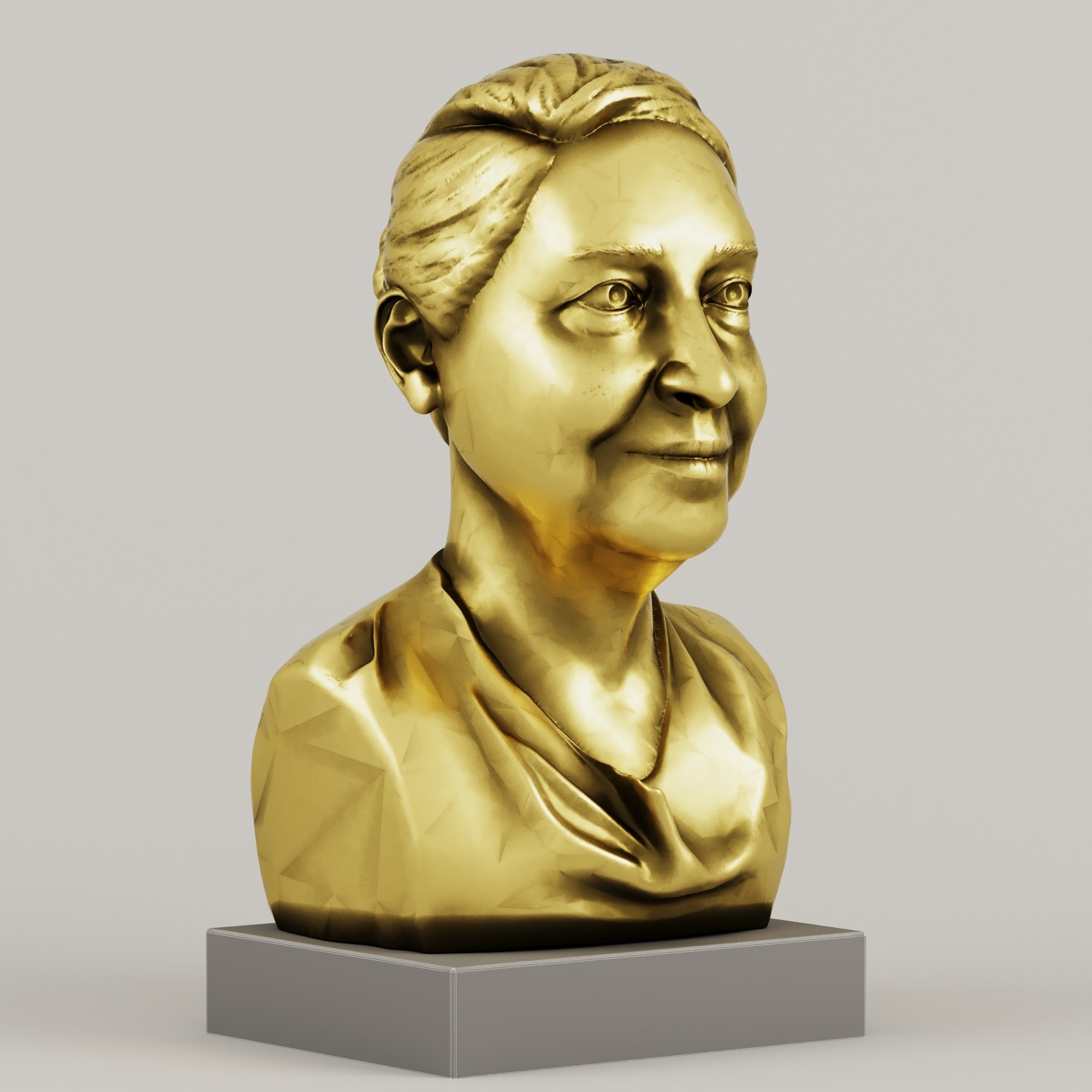 Файл 3D golden woman statue・3D-печатная модель для загрузки・Cults