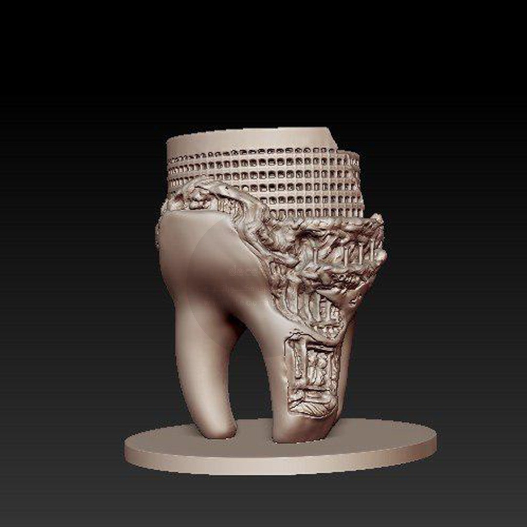 OBJ file teeth art 🎨・3D printer design to download・Cults