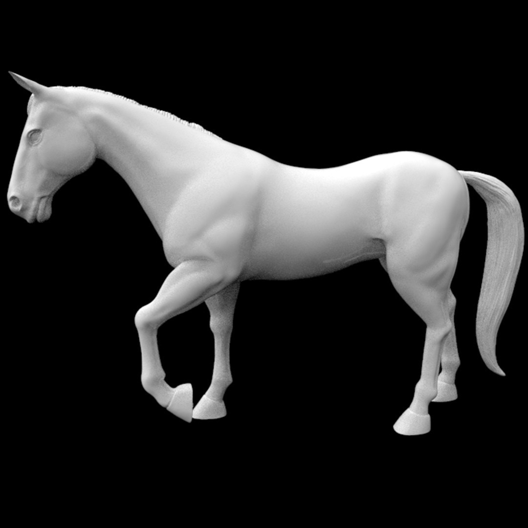 3D file horse・3D printable model to download・Cults
