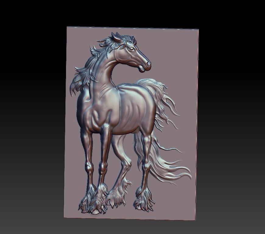 Free STL file Eight horses・3D printing idea to download・Cults