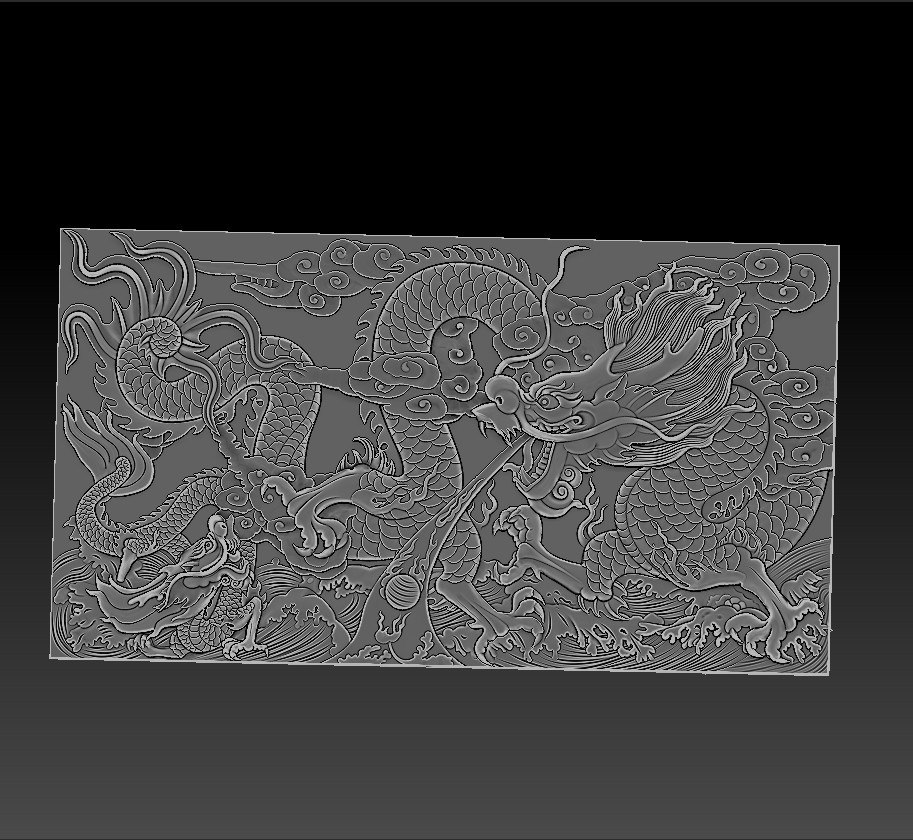 Free 3D file dragons 3d wall・3D printer design to download・Cults