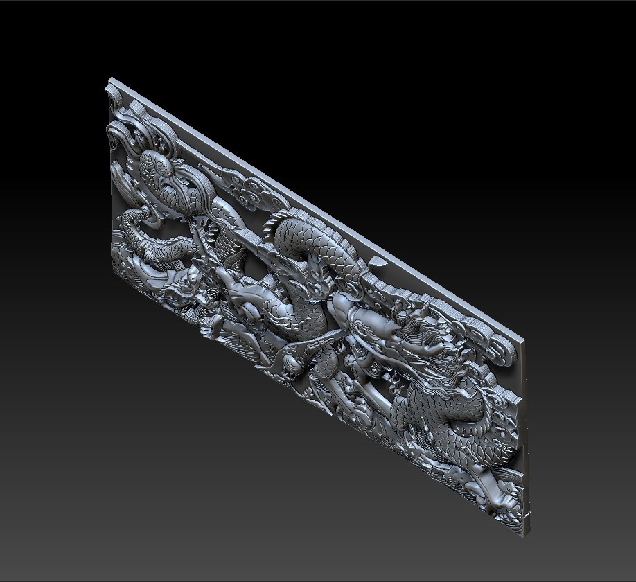 Free 3D file dragons 3d wall・3D printer design to download・Cults