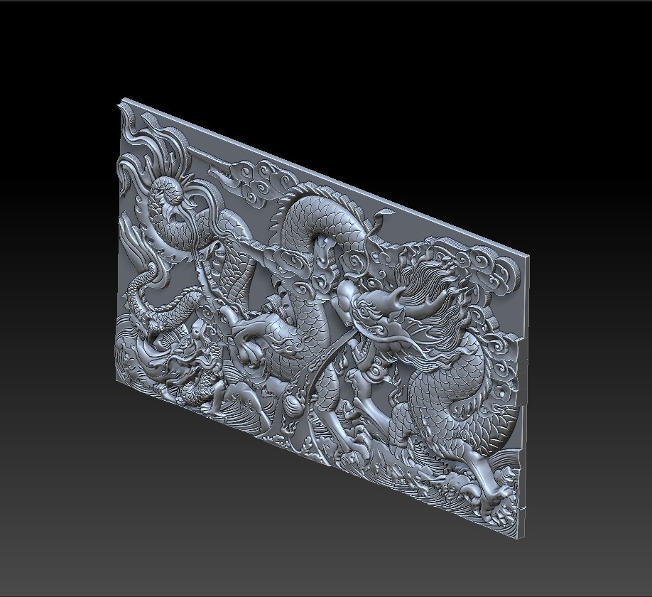 Free 3D file dragons 3d wall・3D printer design to download・Cults