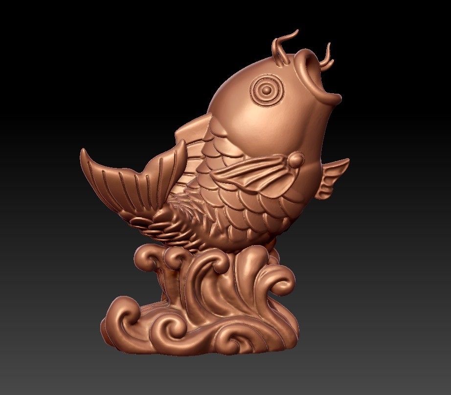 Free STL file big fish・3D printing template to download・Cults