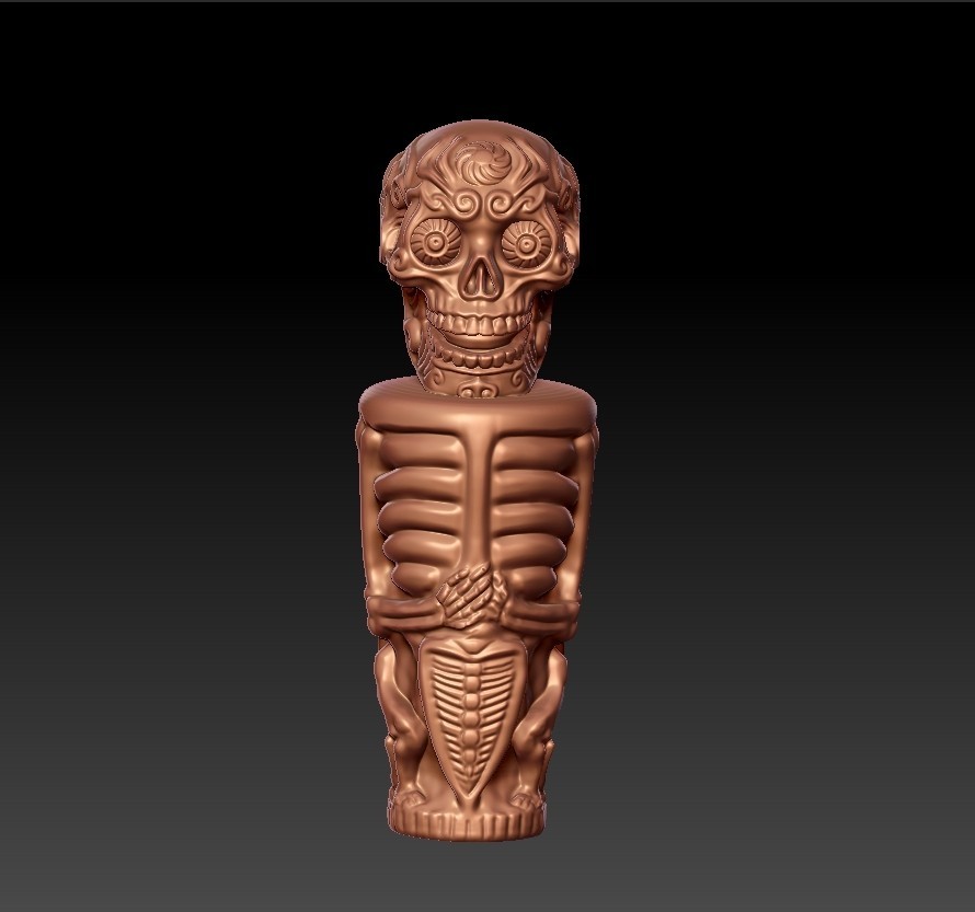 Free STL file skeleton guard・Object to download and to 3D print・Cults