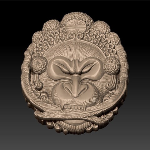 Download free STL file Monkey • 3D printing design ・ Cults