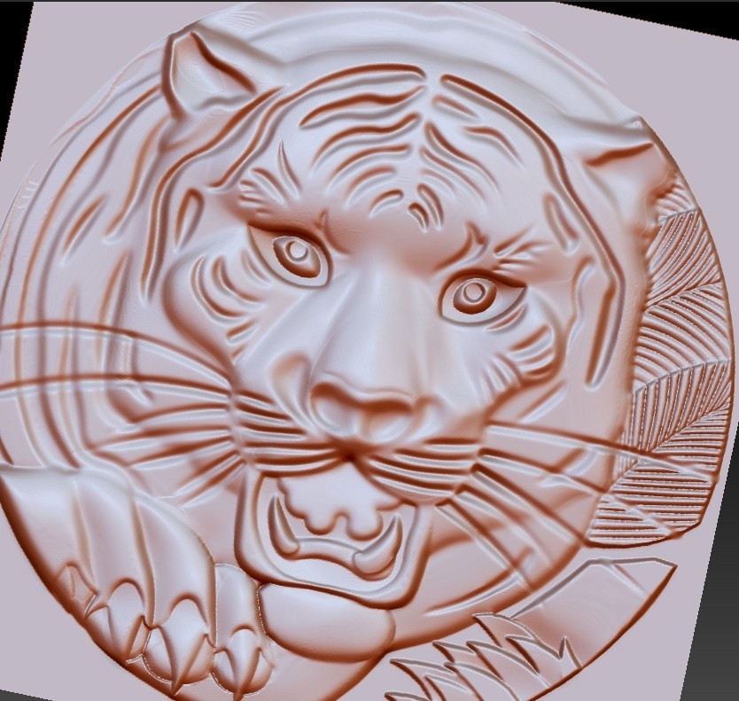 Free STL file tiger head 🐅・3D printing model to download・Cults