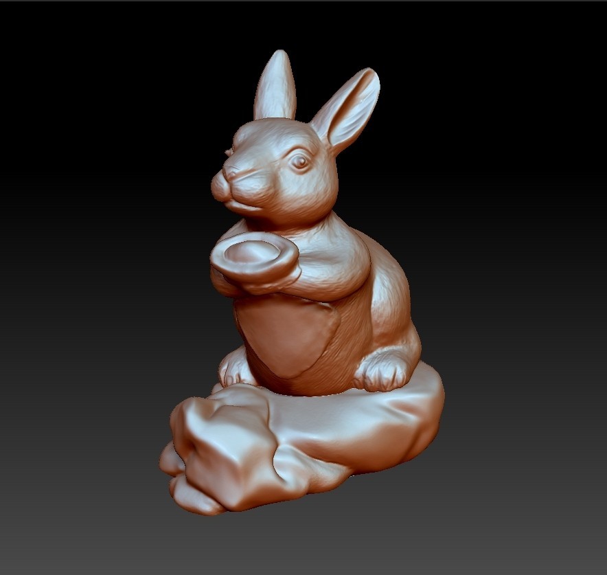 Free STL file rabbit 3d model 🐇・Object to download and to 3D print・Cults