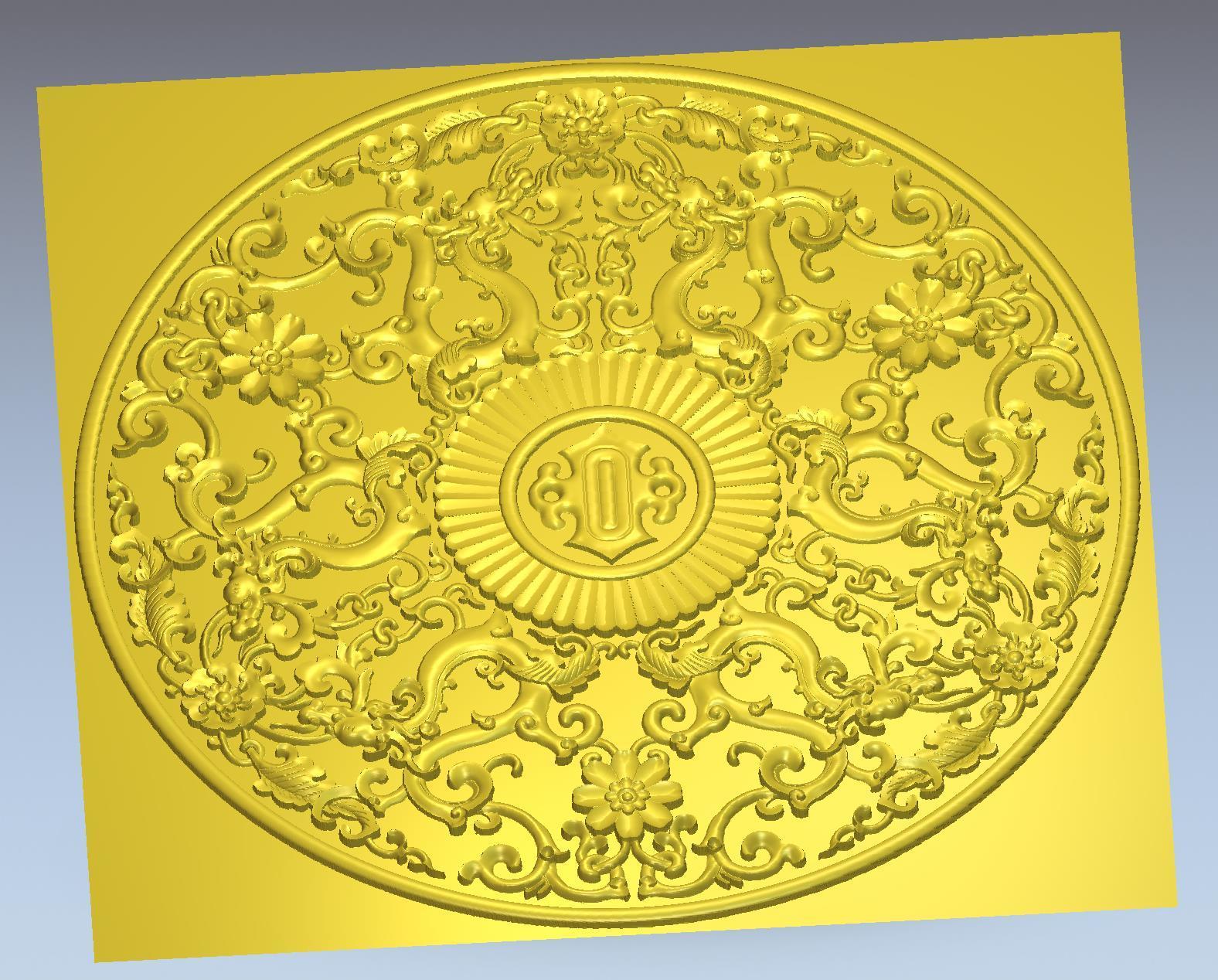 Free 3D file Chinese decorative texture and pattern・3D printer model to ...