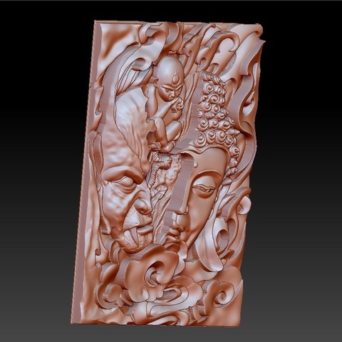 Download free STL file buddha or demon in a moment • 3D print model ・ Cults