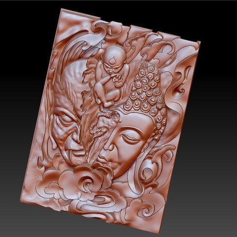 Download free STL file buddha or demon in a moment • 3D print model ・ Cults