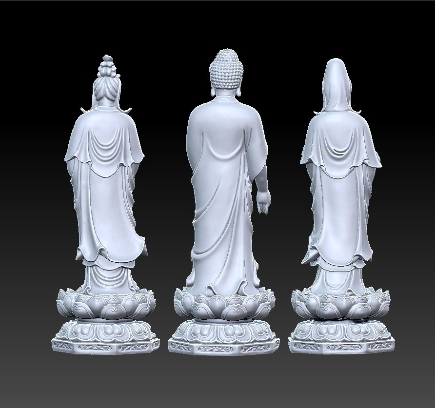 Free STL file buddha and bodhisattva 🇨🇳・3D printing template to ...