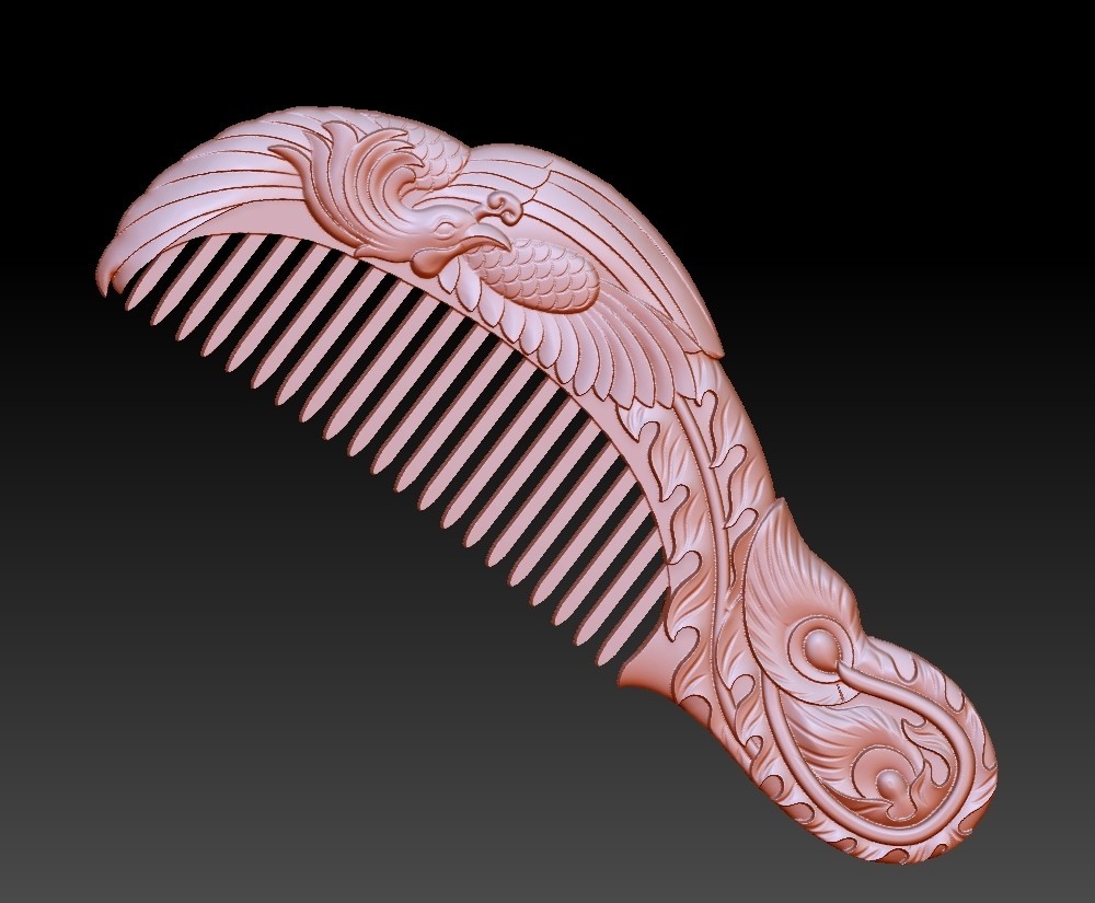 Free STL file Phoenix Comb 🦅・3D printer design to download・Cults