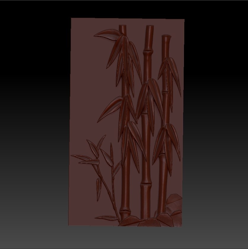 Free STL file bamboo 3d model of relief for free 🆓・3D printable model ...