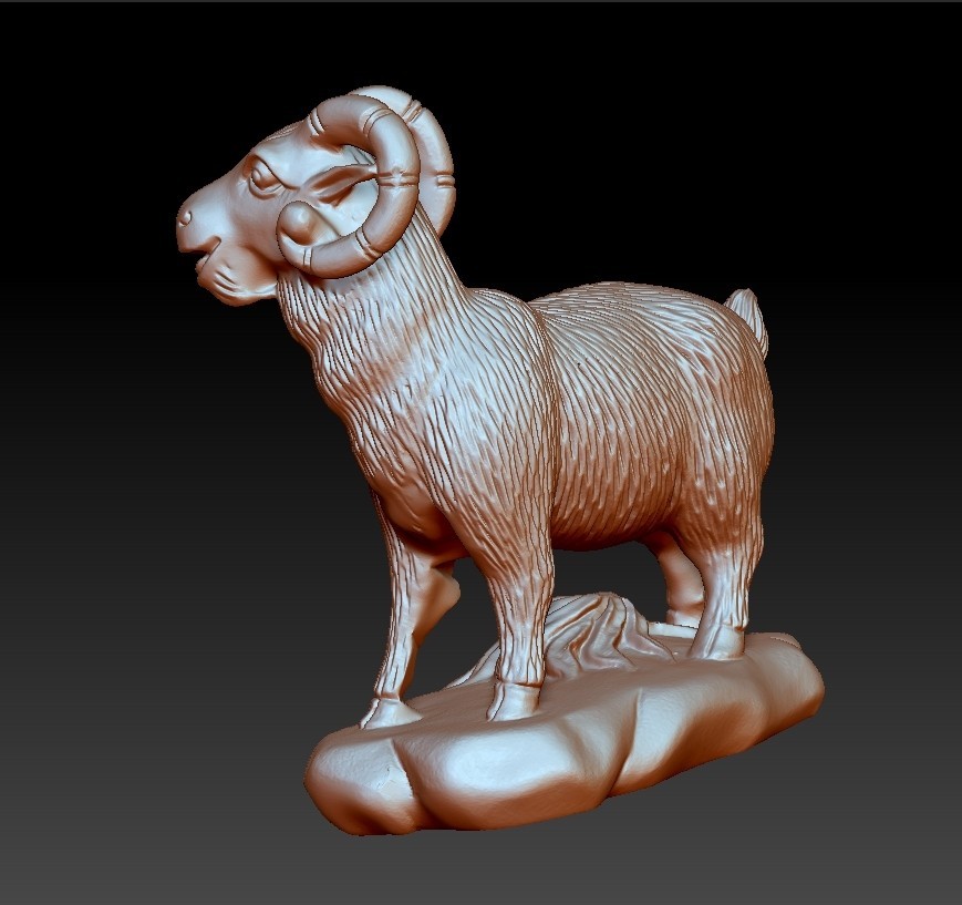 Free STL file goat・3D print object to download・Cults