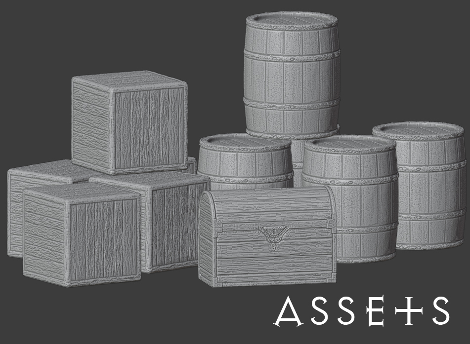 Download free STL file Basic accessories for role games • 3D printable ...