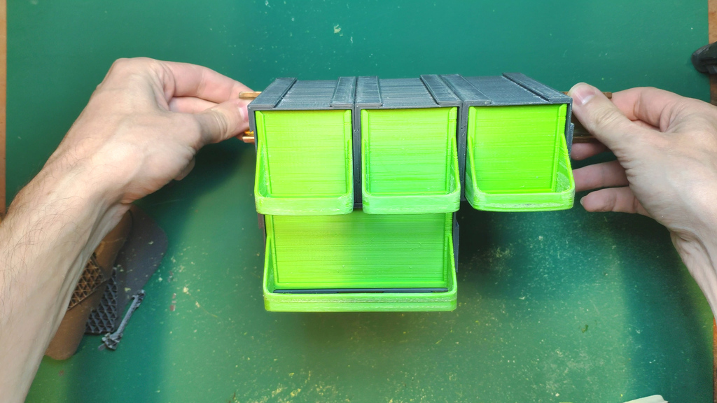 Free 3D file Stackable wall containers. Organizer.・3D printing idea to ...