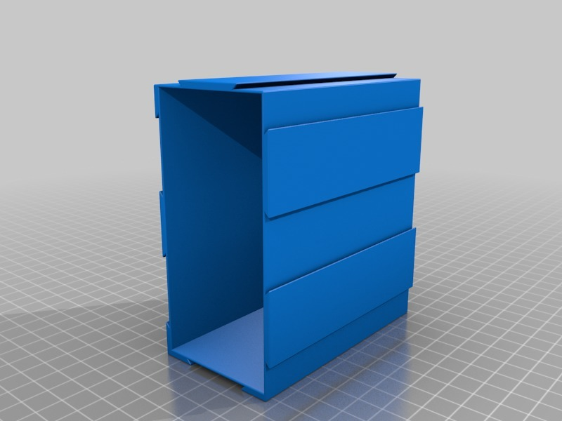 Free 3D file Stackable wall containers. Organizer.・3D printing idea to ...