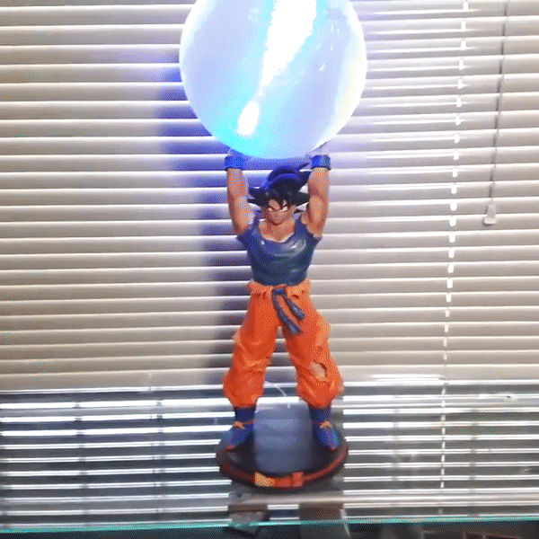3D printed Goku Genkidama Lamp • made with Prusa MK2S・Cults