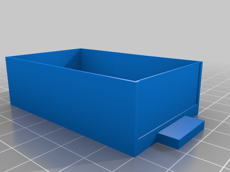 Archivo STL gratis Caja de almacenamiento con cajones・Objeto para ...