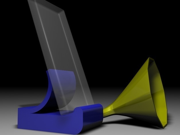 Free STL file Teach Sound with 3D Printed Passive Speaker/Amplifier 👽 ...