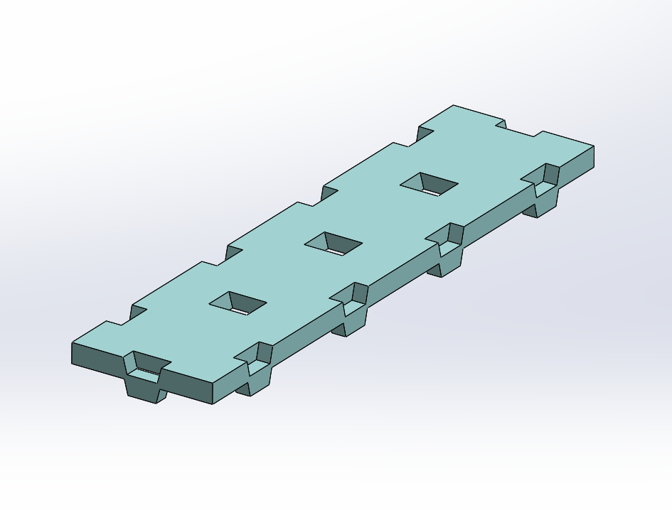 Free STL file Tego plate 4x1・3D printing design to download・Cults