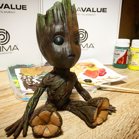 3D printed Baby Groot ・ Cults