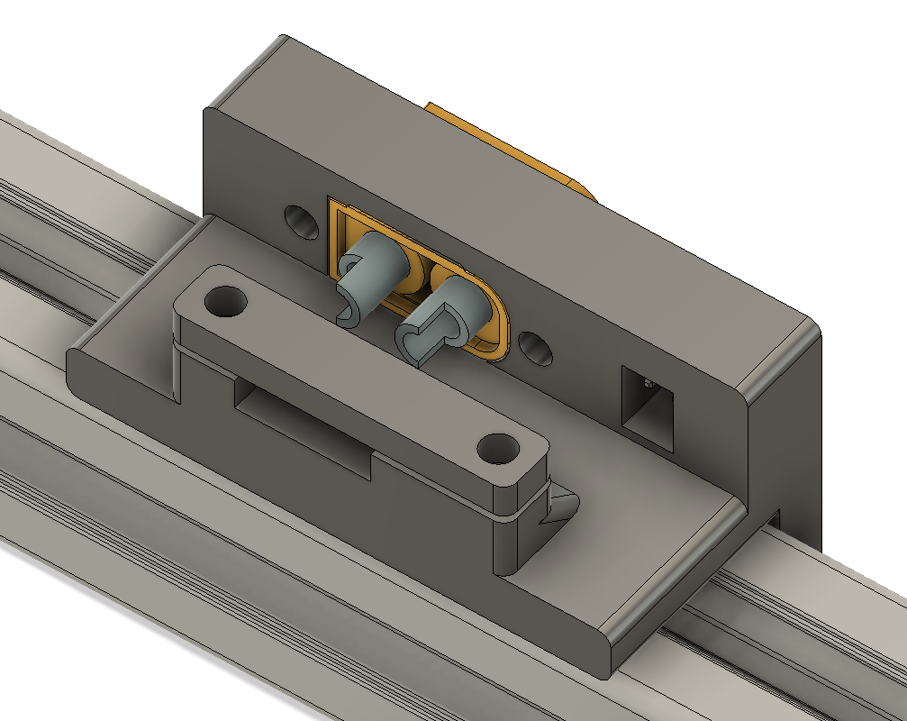 STL file Hypercube Evolution (HEVO) - XT60 / JST XH bracket for easy ...