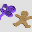 Download STL file Fortnite Gingerbread man Cookie Cutter • Template to ...