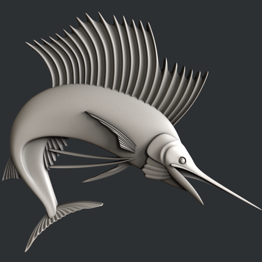 STL file swordfish 🖨️・3D printable model to download・Cults