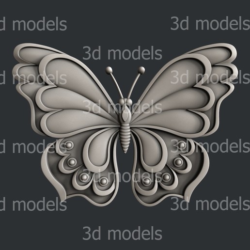 Download STL file Butterfly • 3D printer model ・ Cults