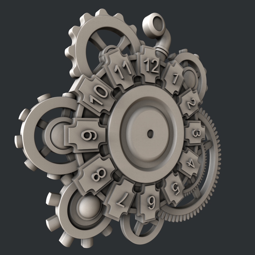 STL file clock c23・3D print design to download・Cults