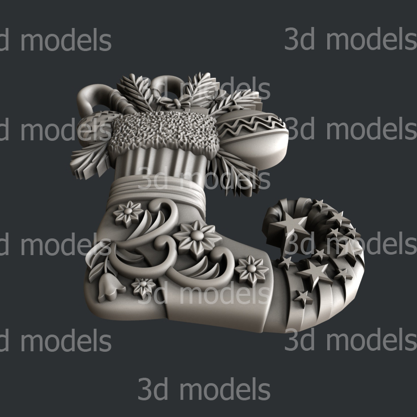 STL file boot・3D print design to download・Cults