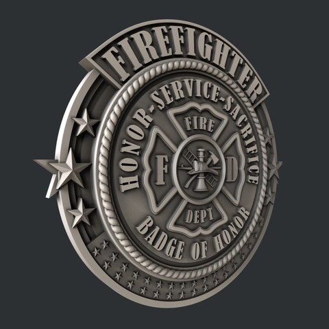 Download STL file Firefighter • 3D print object ・ Cults
