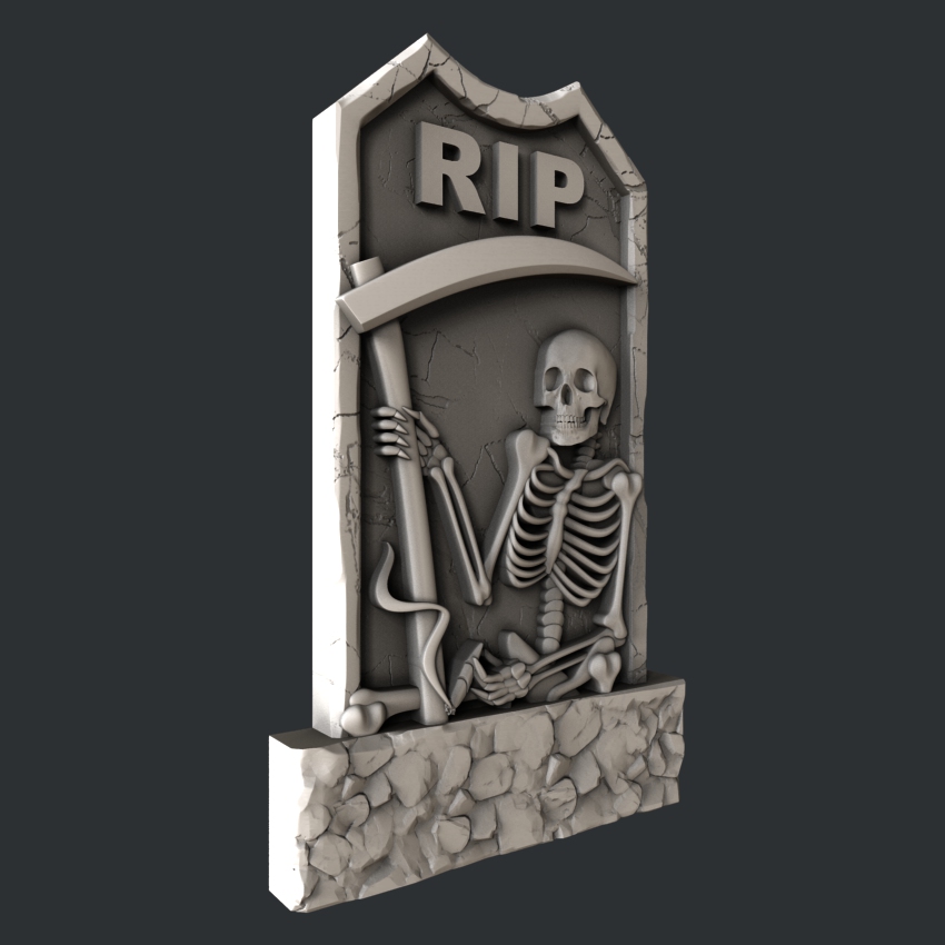 STL file tombstones・3D print design to download・Cults