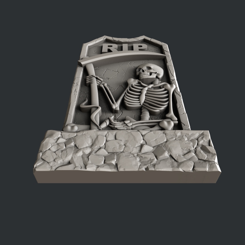 STL file tombstones・3D print design to download・Cults