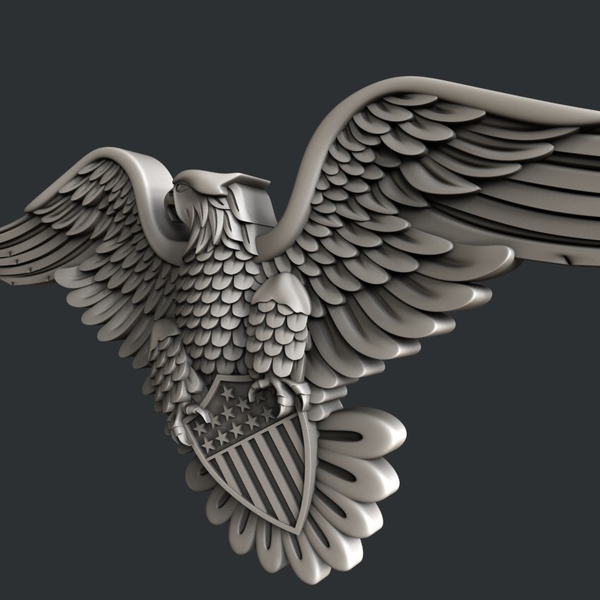 STL file USA Eagle・3D printer model to download・Cults