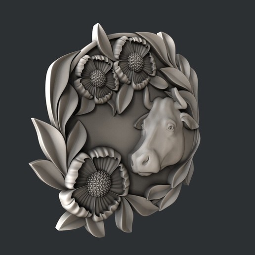 Download STL file Cow • 3D printing object ・ Cults