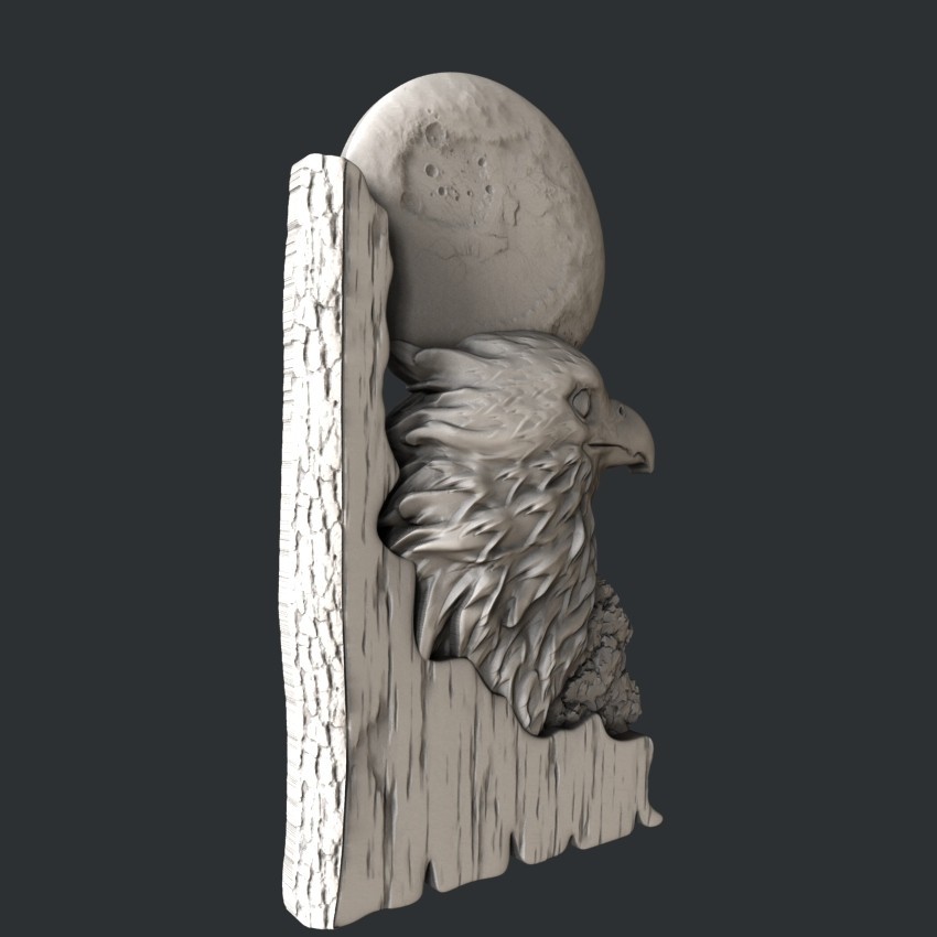 STL file 3d models eagle・3D printing idea to download・Cults