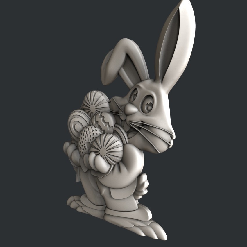 STL file Easter bunny・3D print model to download・Cults