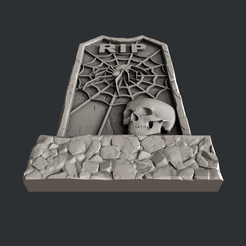 STL file Tombstones・3D printable model to download・Cults