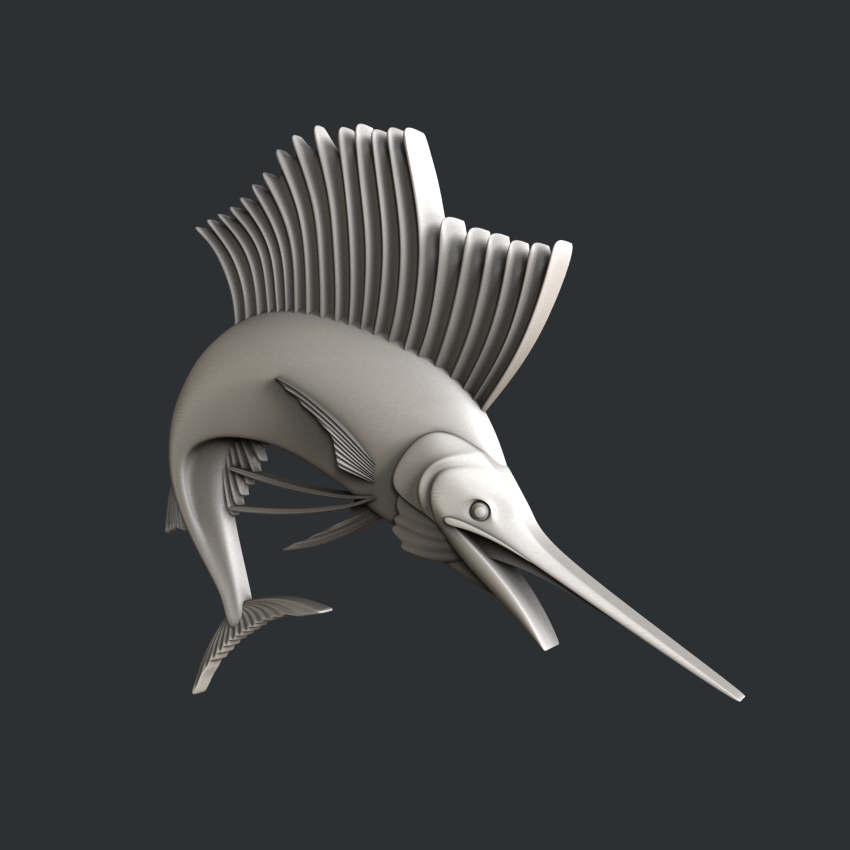 STL file swordfish 🖨️・3D printable model to download・Cults